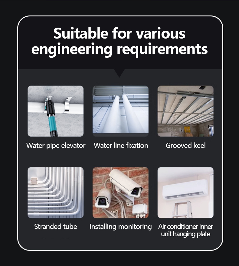 KUWO Nail Gun Heavy Duty Original Nail Gun Power Tool Cordless Steel ...