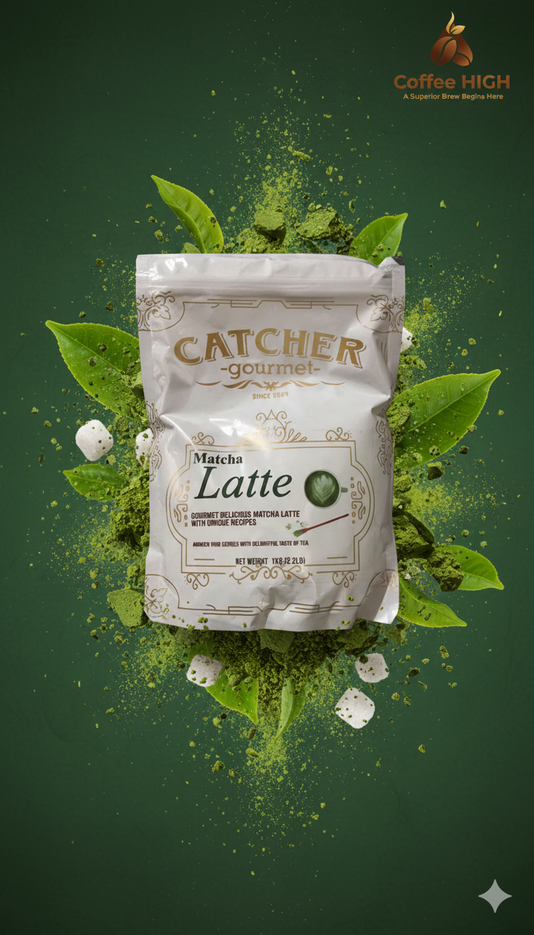 CATCHER Matcha Latte Powder 1kg – Premium Japanese-Style Matcha Drink ...