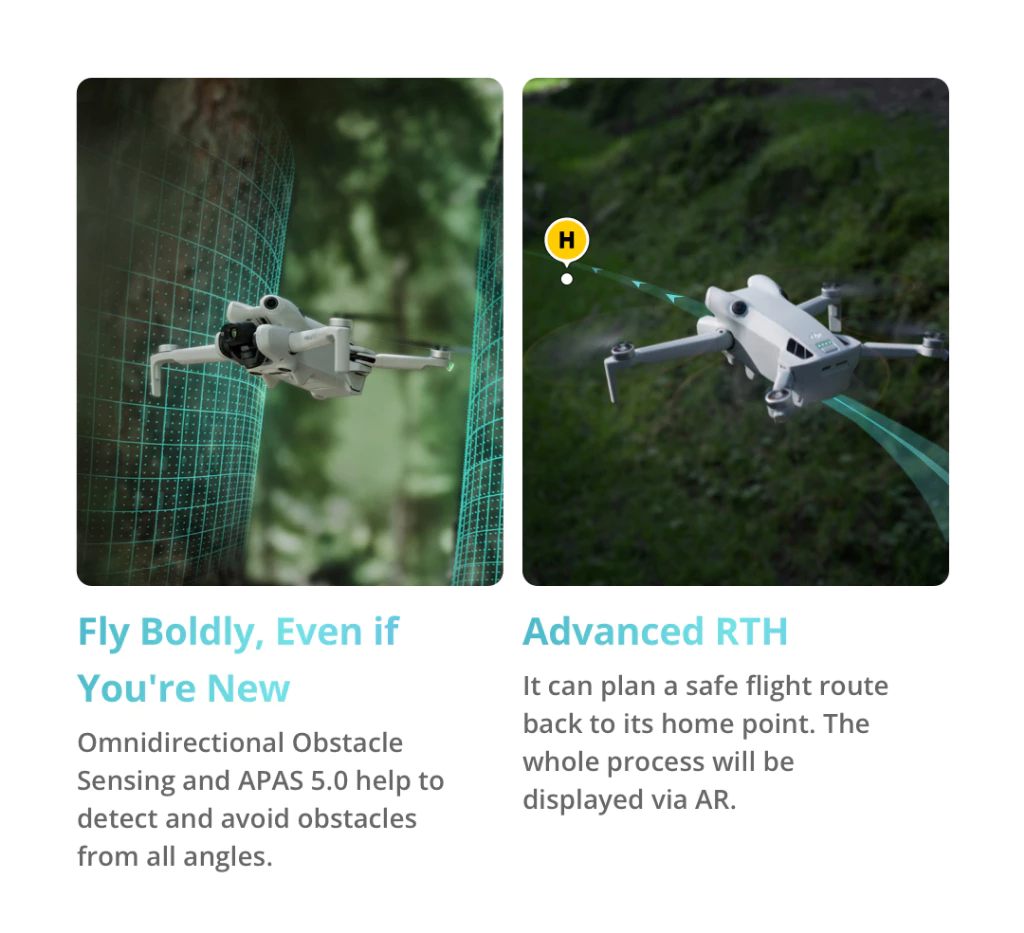 DJI Mini 4 Pro – Advanced Obstacle Avoidance Drone with 4K Camera ...