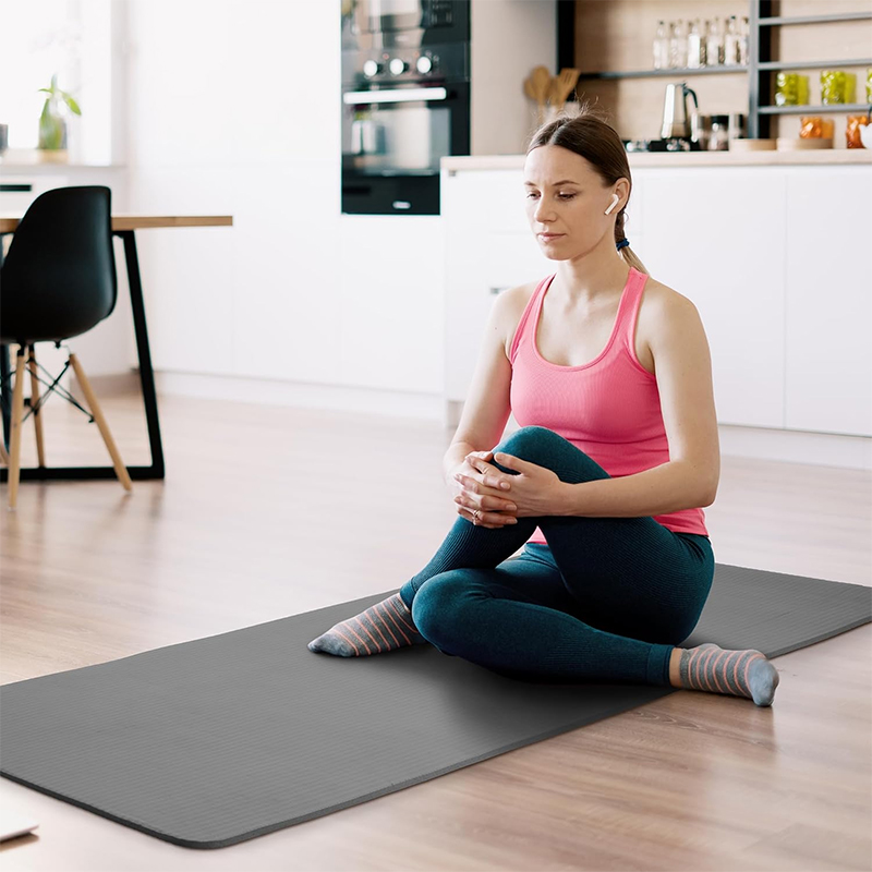 15MM High Density NBR Yoga Mat for Enhanced Comfort Yoga Matt For ...