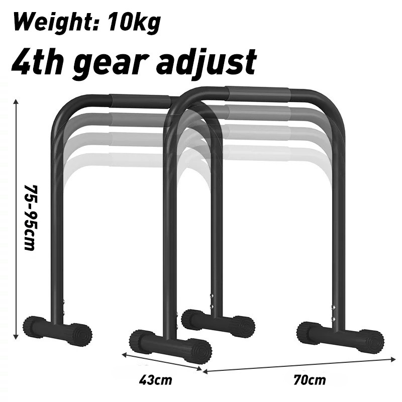 LY Pull Up Bar Parallel Bars Push Ups All Metal Indoor Fitness ...
