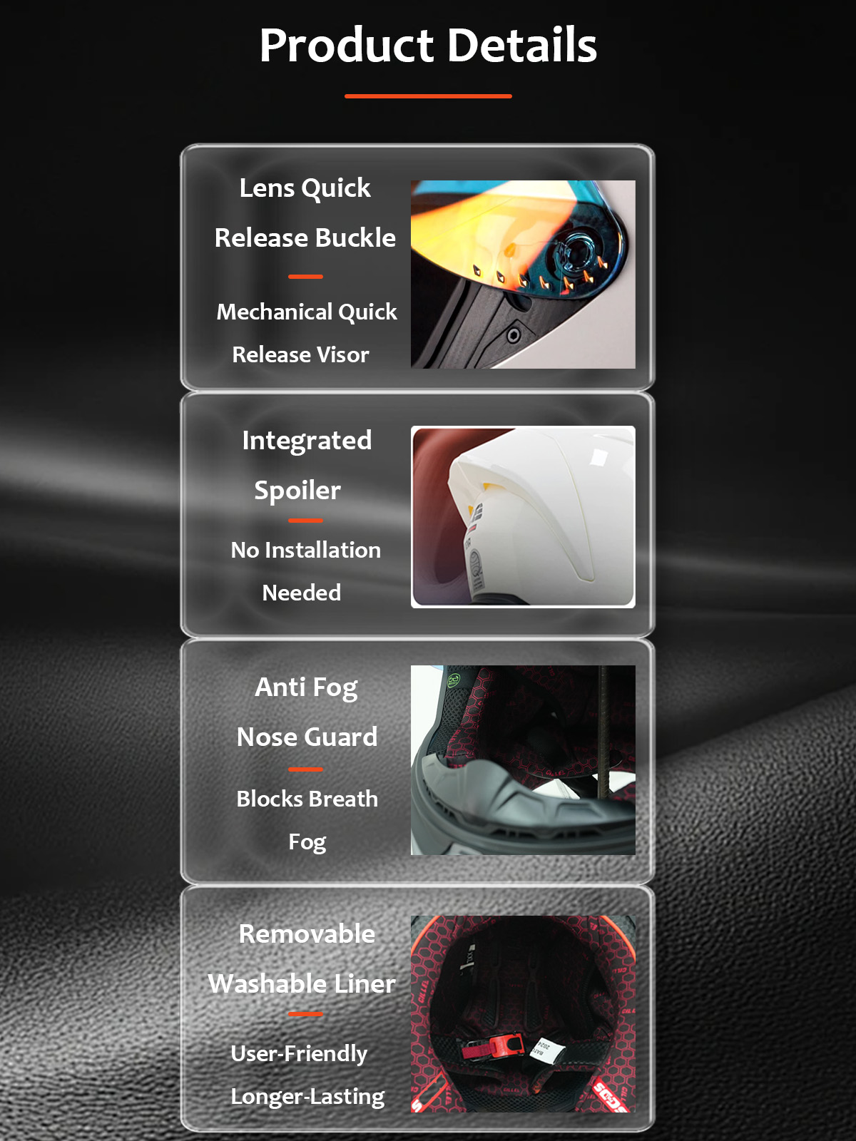 GILLE FF007 KERENA Helmet Two Tone Full Face Motorcycle Helmet For ...