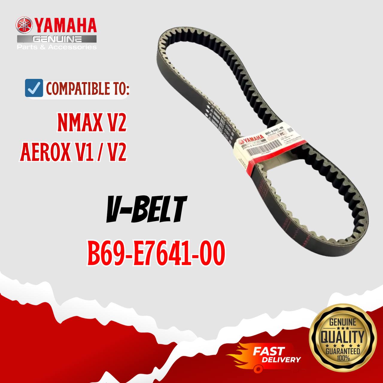 Yamaha V-Belt B65 for NMAX V2 and AEROX V1, AEROX V2 | Shopee Philippines