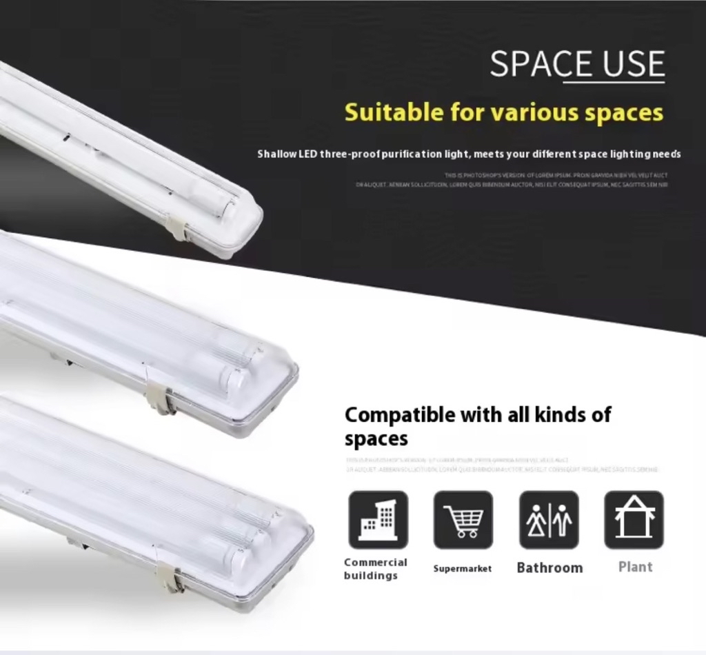【COD & Ready】Rohstar T8 LED Thicken Tri-proof Outdoor Fixture 0.6m 1.2m ...