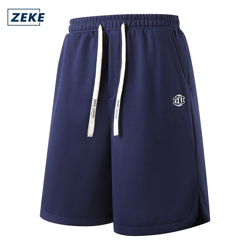 ZEKE B0073 Men's Casual Solid Cutting Straight Cut lalaki Short Pants ...