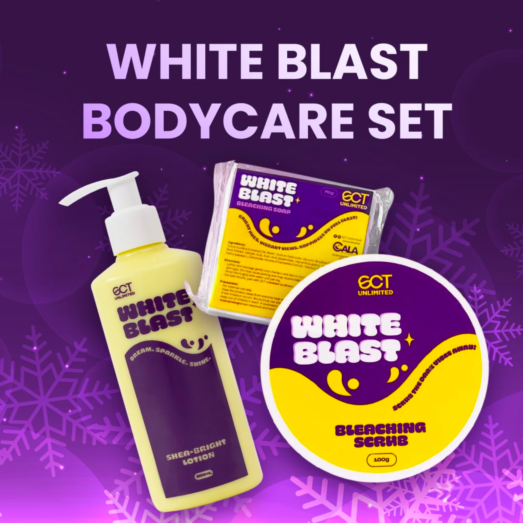 SCT White Blast Scrub 100g Whitening Body Scrub Exfoliating Brightening ...