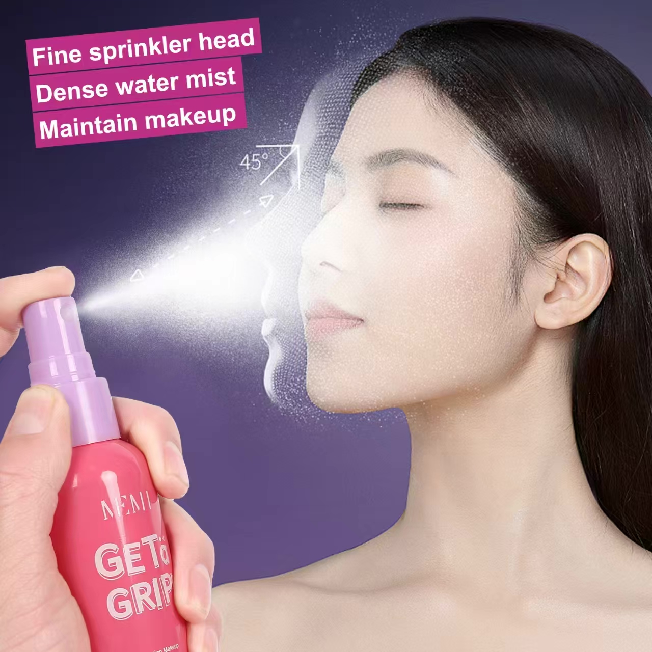 GET A GRIP Makeup Setting Spray 60ml – Long-Lasting Soft Mist Matte ...