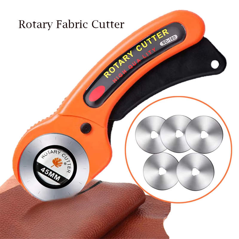 45mm Rotary Fabric Cutter DIY Patchwork Sewing Quilting Leather Fit ...