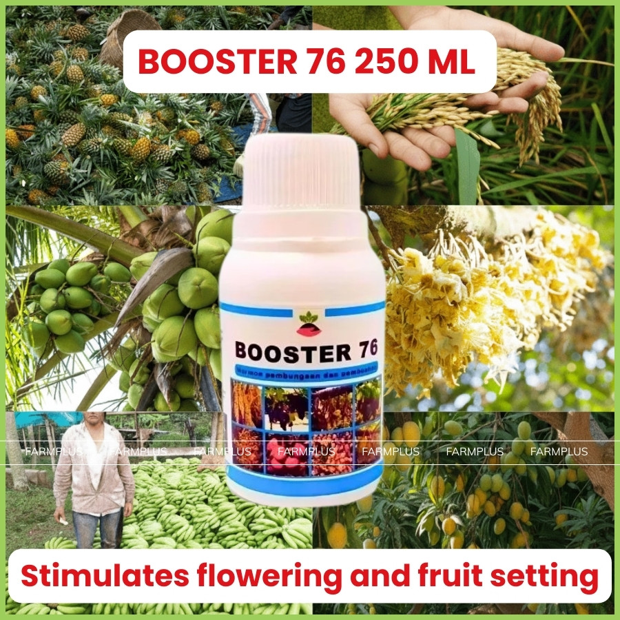[ORGANIC] Booster 76 Liquid Flowering & Fruit Set Booster for Healthier ...