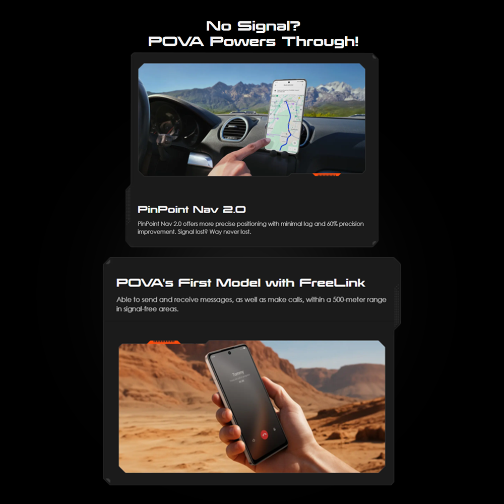 COD POVA 7 8GB RAM+128GB/256GB ROM Helio G100 Ultimate 7000mAh Battery ...