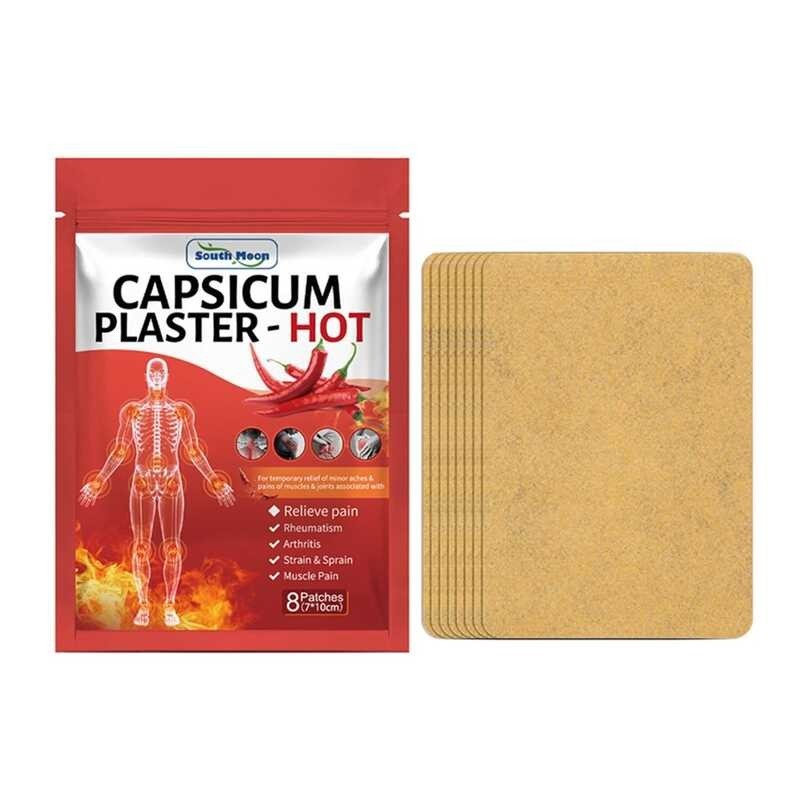 16pack Pain Relief Patch with Capsicum and Menthol for Long-Lasting ...