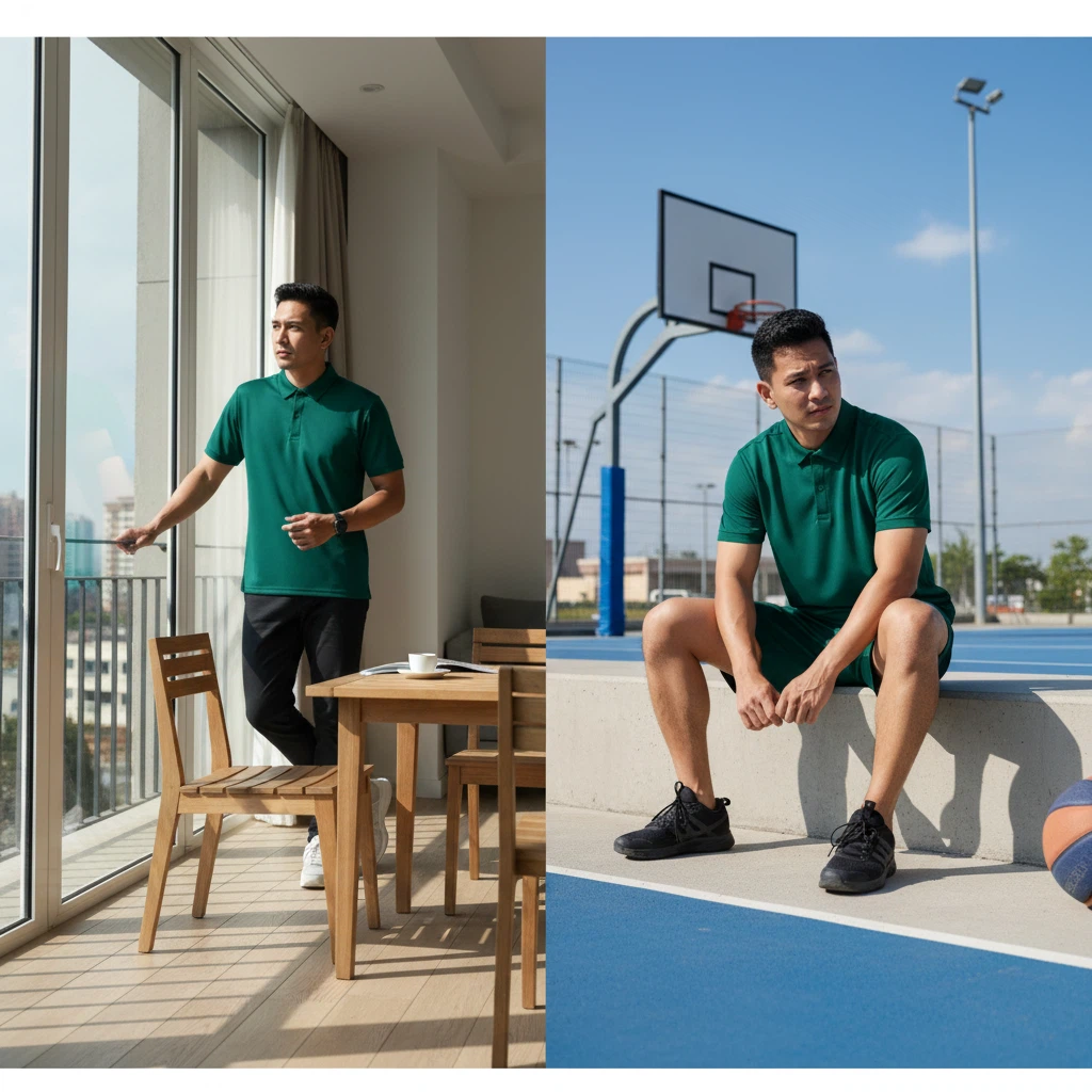 Simple Dri-Fit Polo Shirt Teal (2026 Trend) Unisex Breathable Quick Dry ...