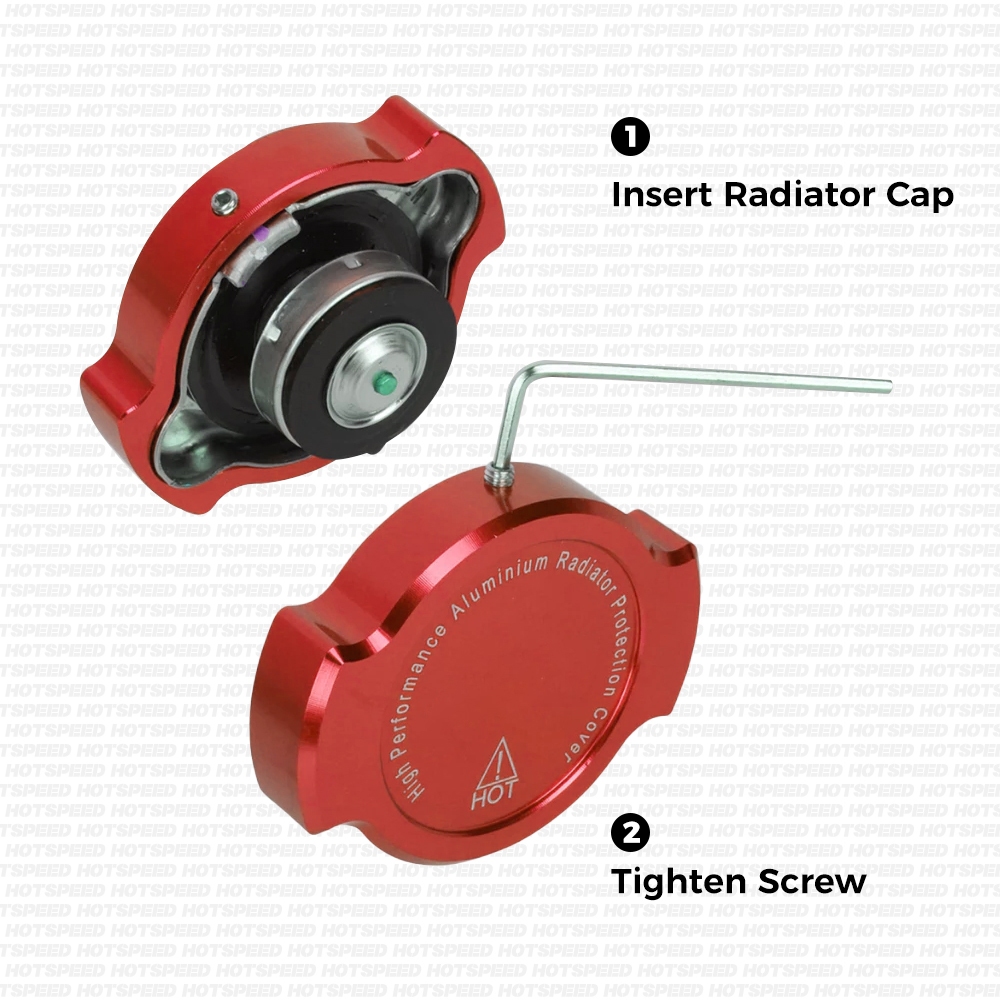 Radiator Cap Cover Full CNC Universal For Motorcycle Water Tank Cover ...