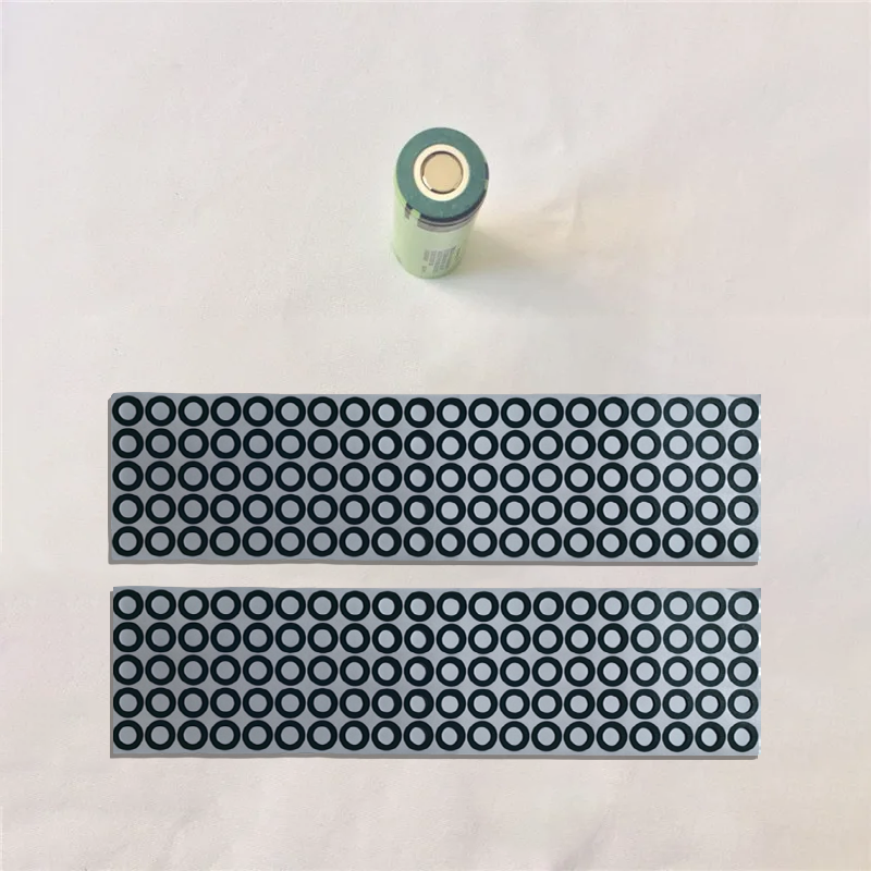 500pcs 18650 Li-Ion Battery Insulation Gasket Insulator Pack Cell Glue ...