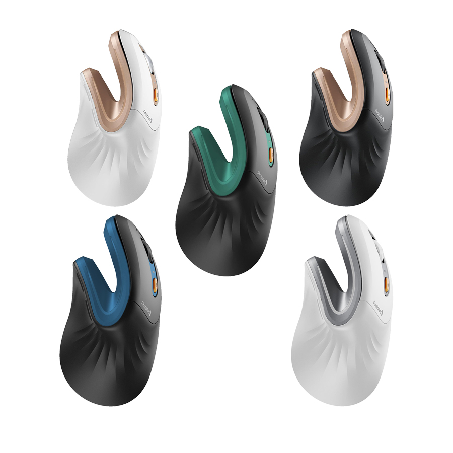 ProtoArc EM11 NL Rechargeable Multi-Device Ergonomic Vertical Mouse ...