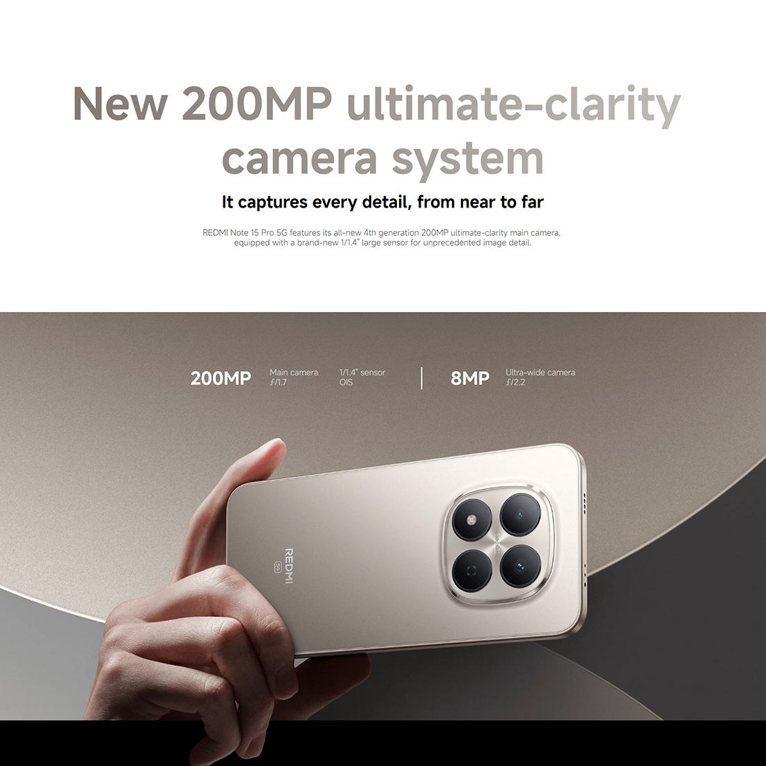 Xiaomi Redmi Note 15 Pro 5G (12+512/12+256) Smartphone | Dimensity 7400 ...