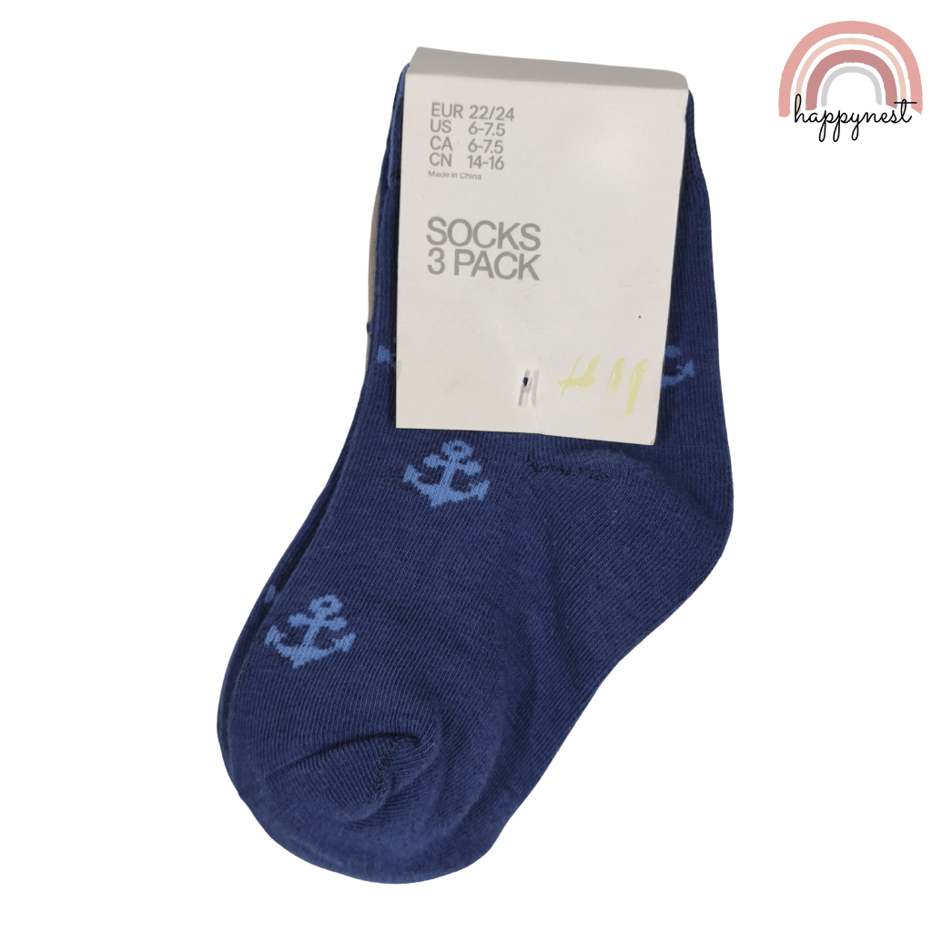 HM Socks for KIDS 1 to 9 Years Old random designs 3 pairs / pack ...