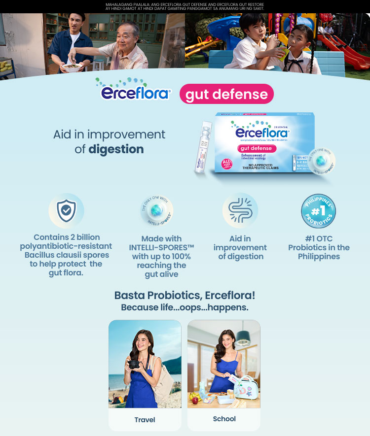 Erceflora Gut Defense Probiotic 10 Bottles + Erceflora Gut Restore ...