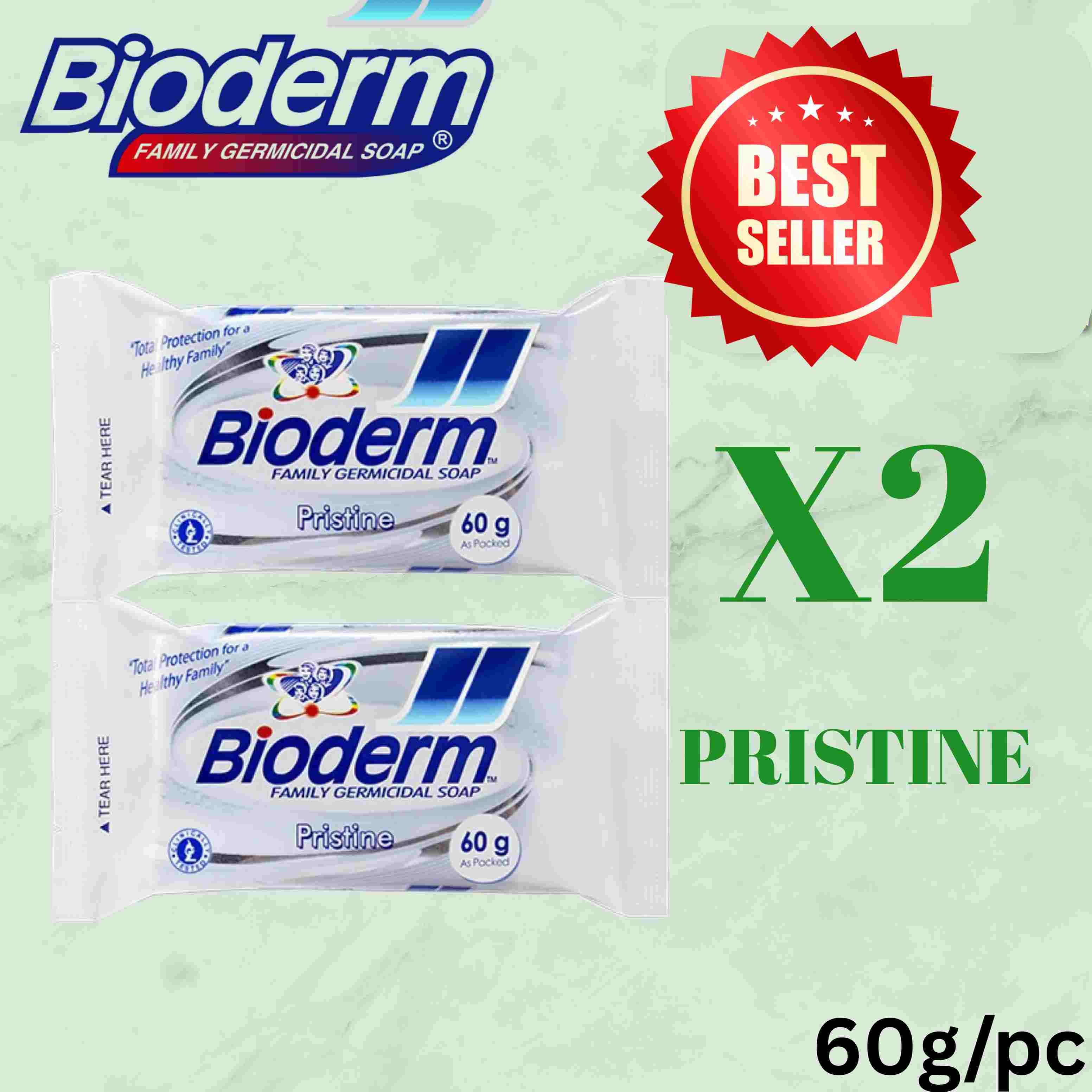 BIODERM FAMILY GERMICIDAL SOAP CLEAN WHITE 60g/sachet | Shopee Philippines