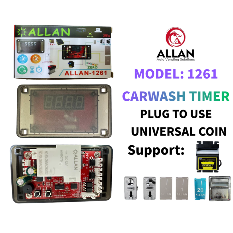 ALLAN 1222/1261/1262/1263/1264 Timer 4digit Support 1/5/10 Piso / Piso ...