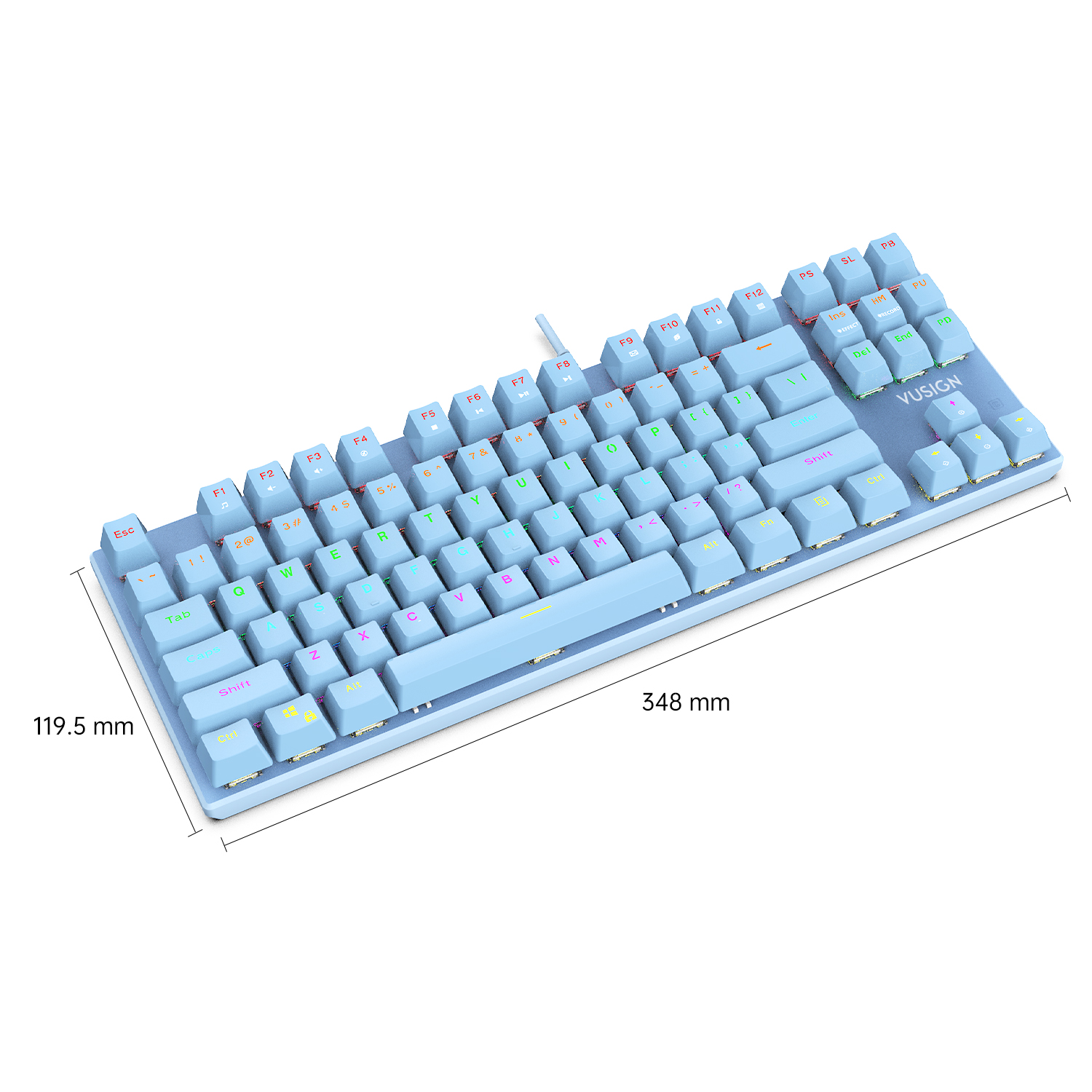 Deli Usb Keyboard Wired Mechanical Keyboard Gaming Keyboard For Home ...