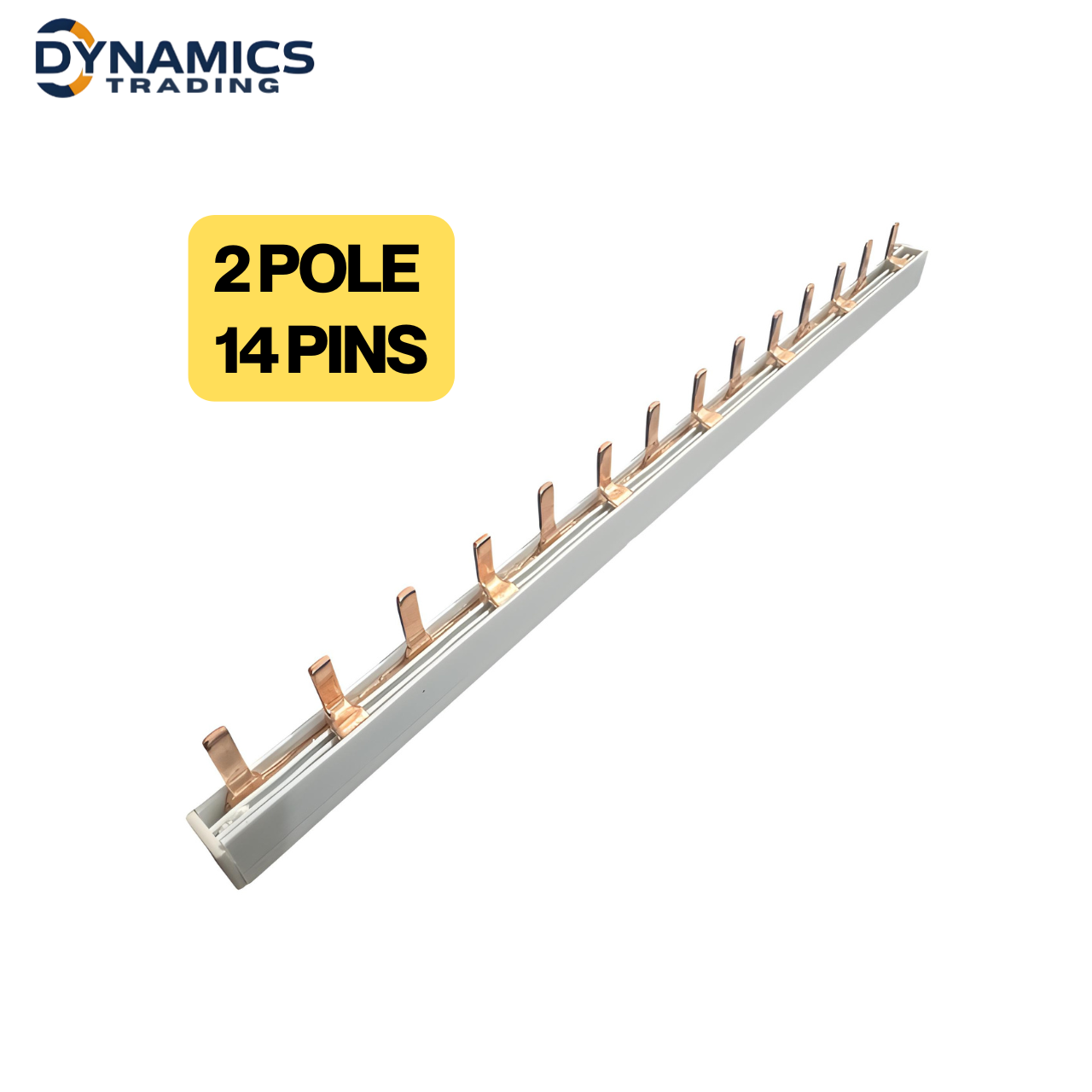 Comb Busbar 2P 63A–100A | Copper Conductive Bar for Circuit Breaker ...