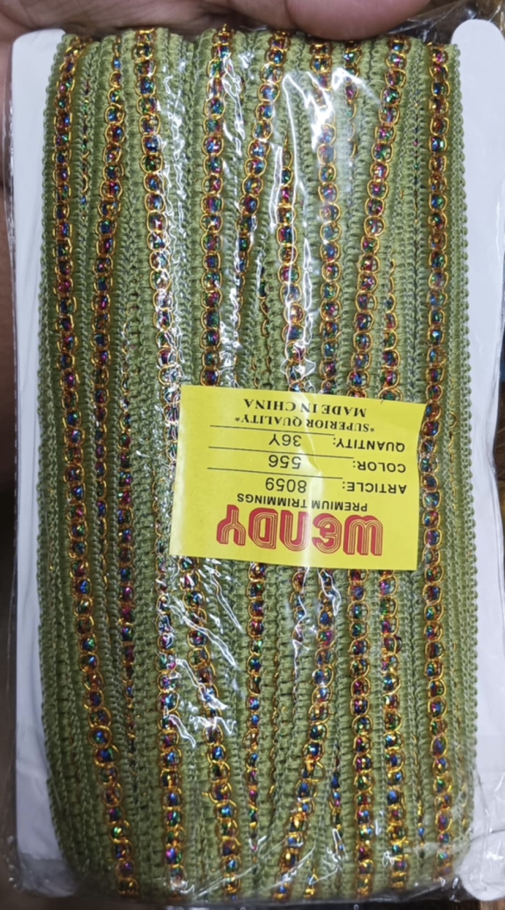 8059 metallic trimmings use for costume design decorations and diy ...