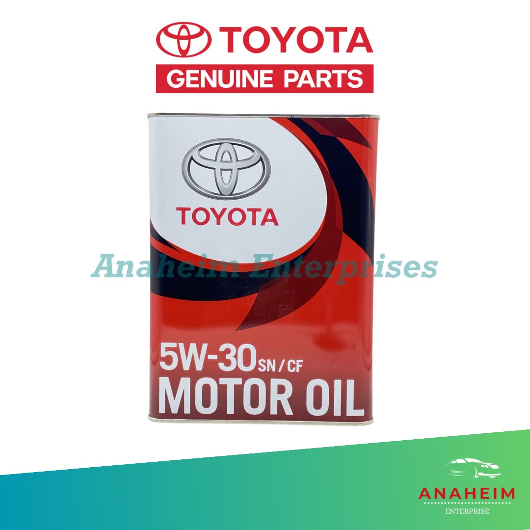 Toyota Genuine Motor Oil - Fully Synthetic SN / CF 5W-30 [4L] Gasoline ...