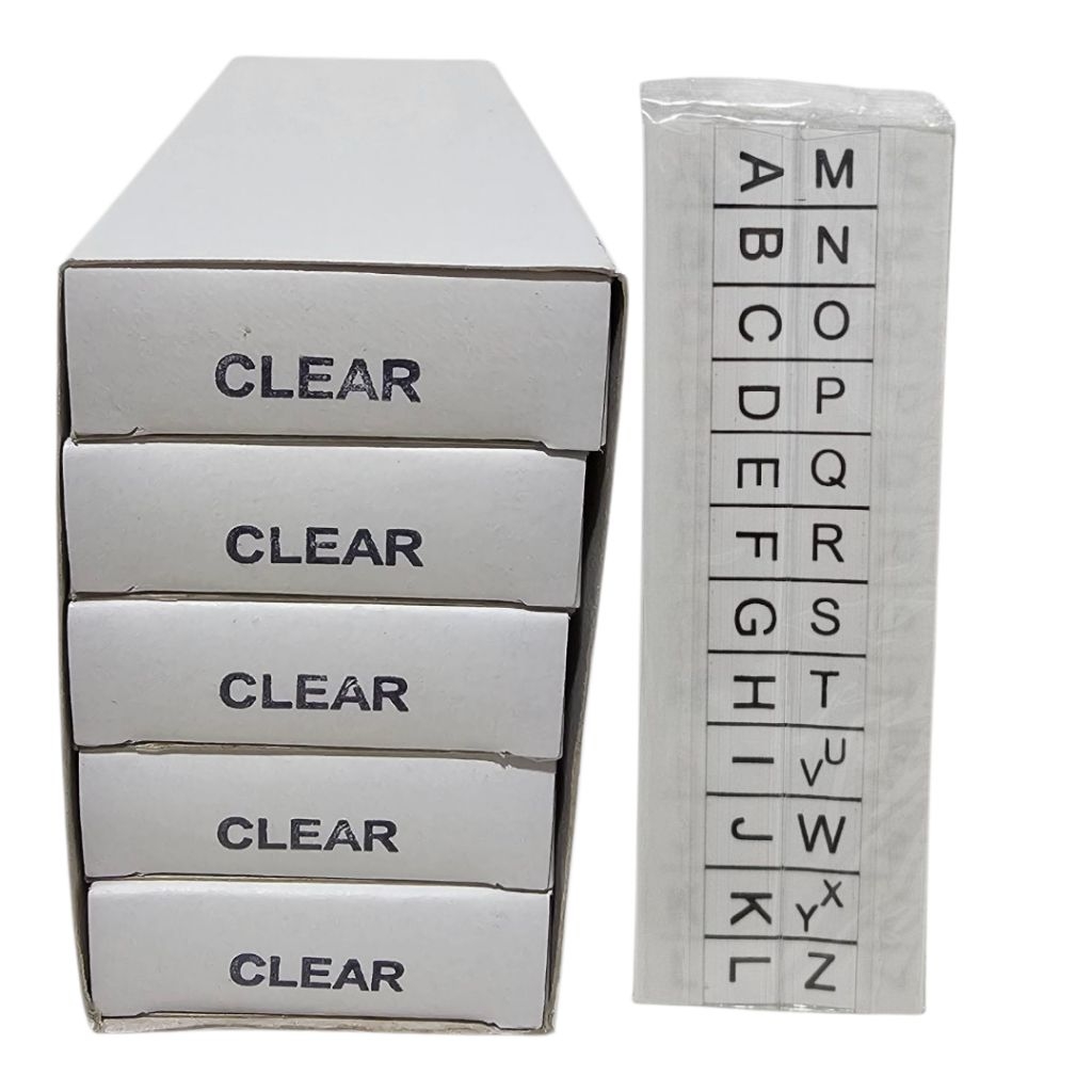 Speedo Transparent Index Tabs CLEAR 5 Boxes of 5 Pieces | Shopee ...