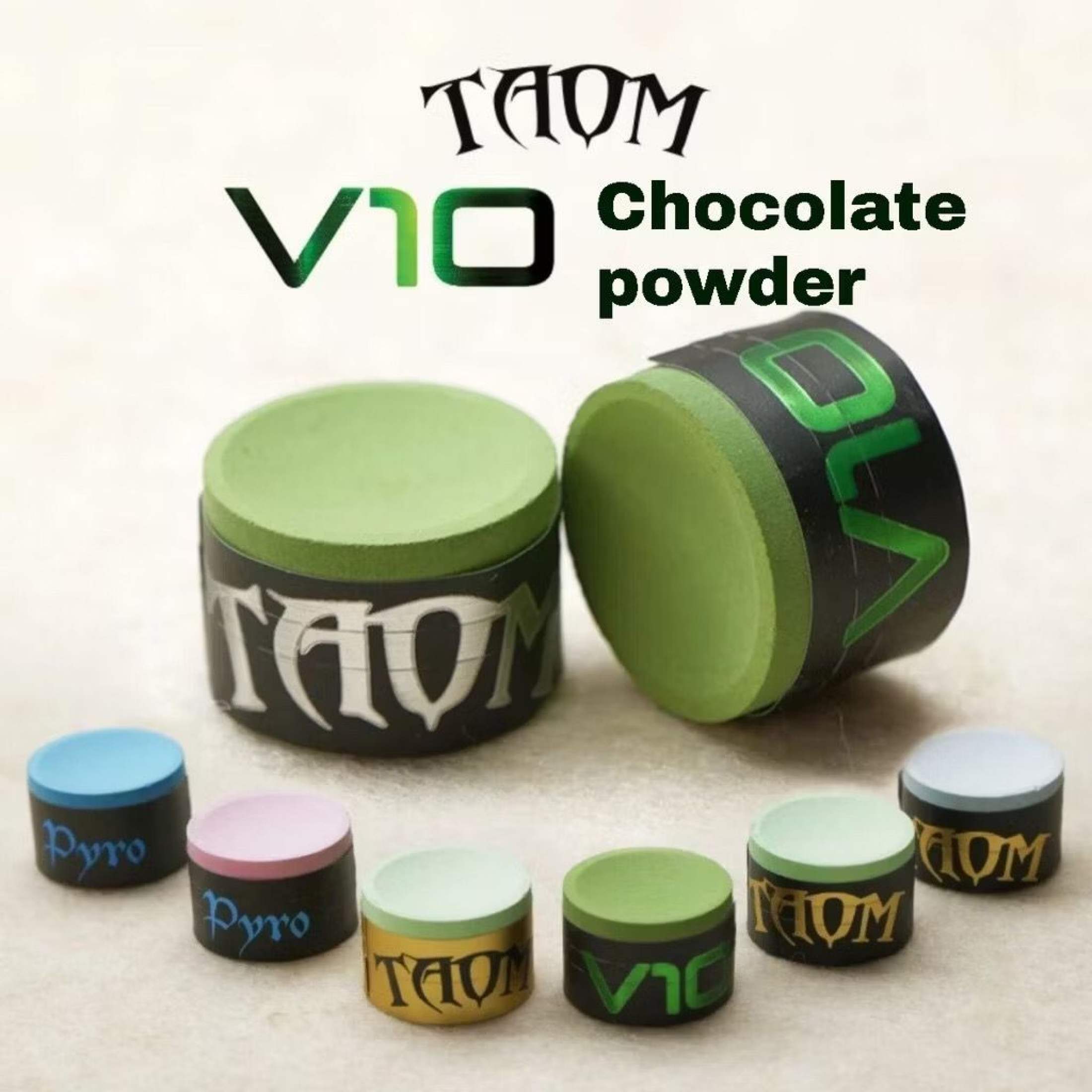 Chocolate Powder Taum Round Neutral Billiards Chalk Club Professional ...