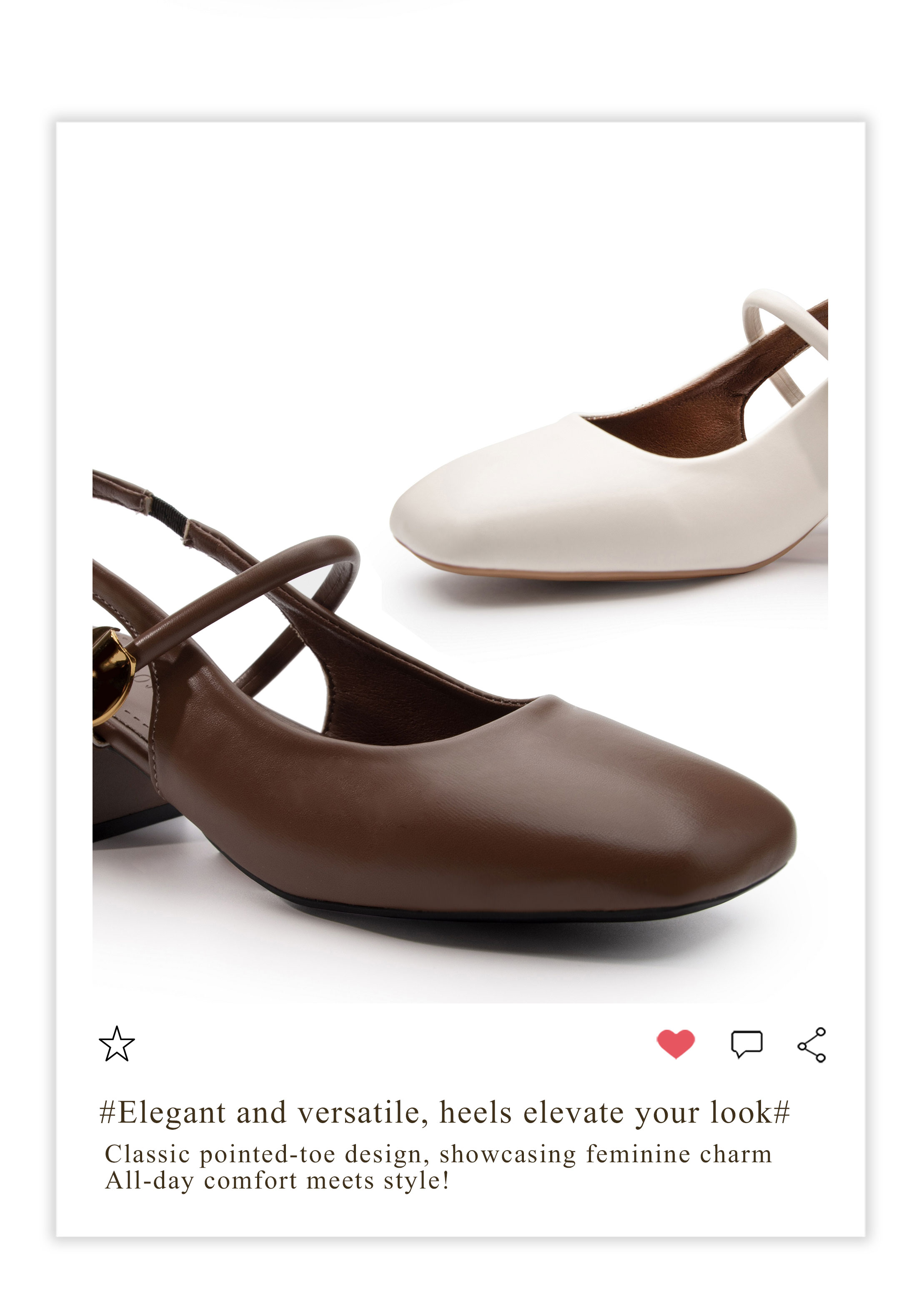 VONICA Brown Shoes for Women with Heels Mary Jane Shoes | Shopee ...