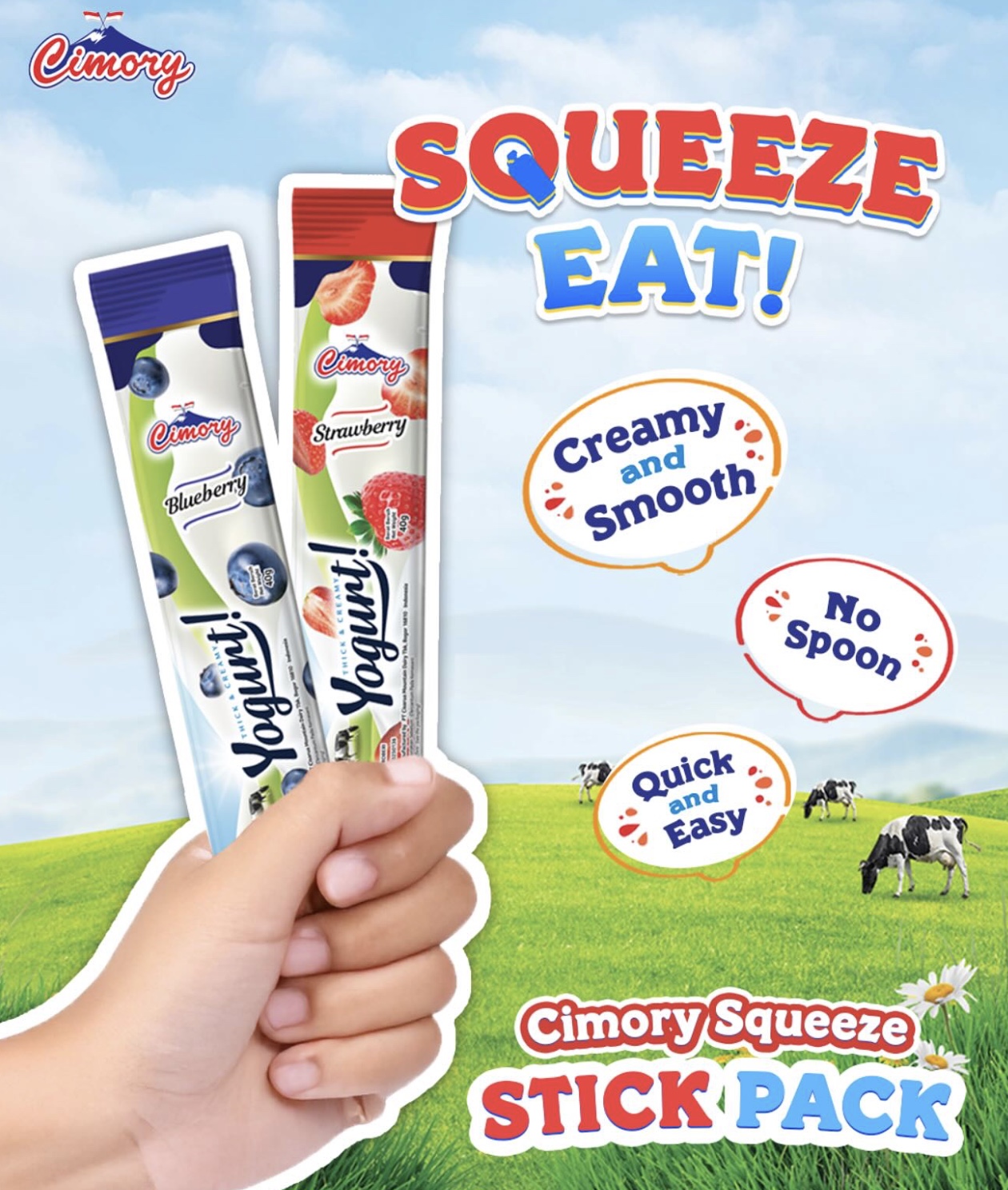 Cimory Yogurt Stick 40g - Kids Yogurt Snack (Pack of 50) | Shopee ...
