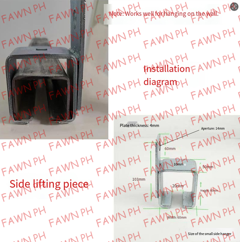 Heavy-duty doors, galvanized tracks, sliding door tracks, 3 meters, 2 ...