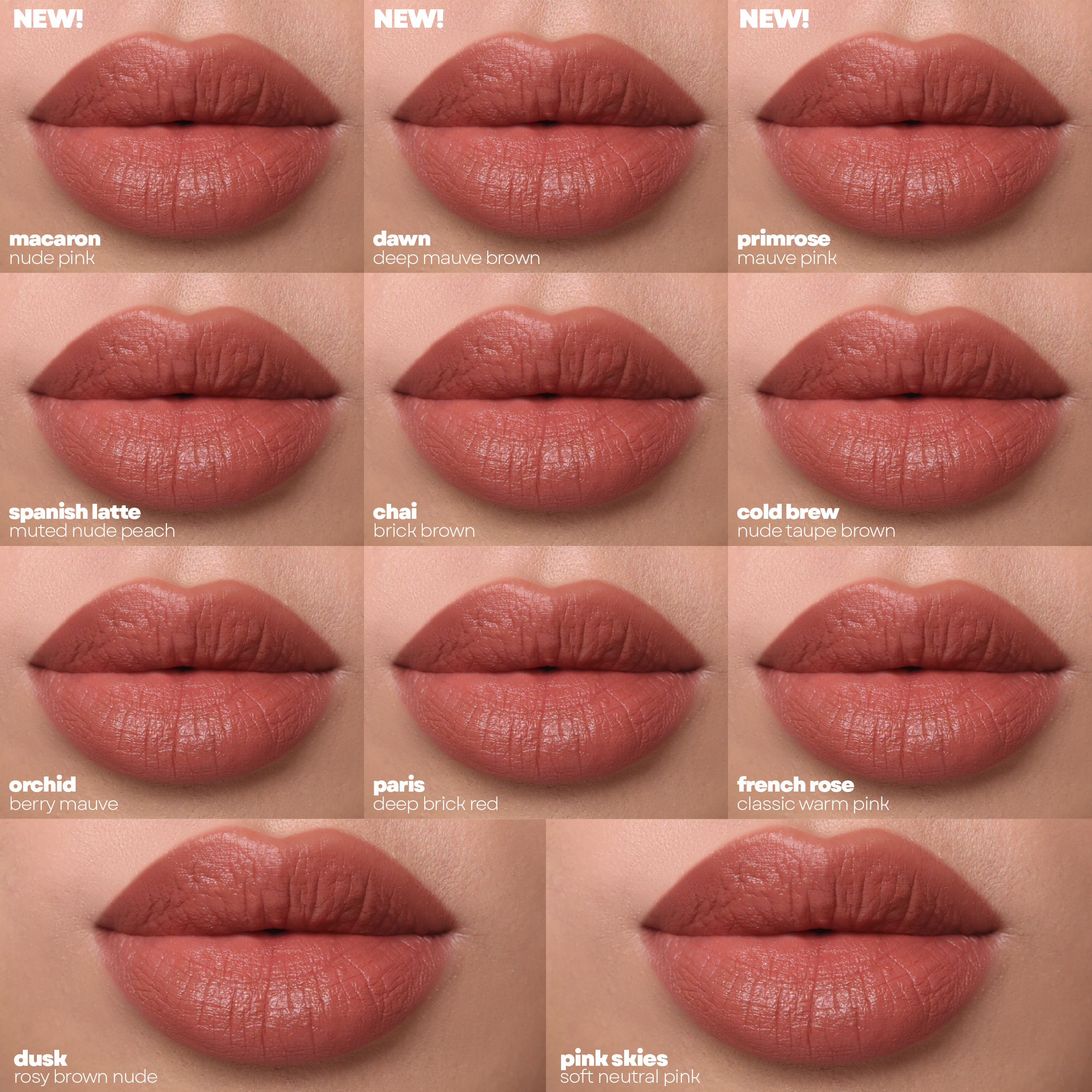 Absidy Cashmere Kiss Matte Lipstick Set 11-Shades Bundle | Shopee ...
