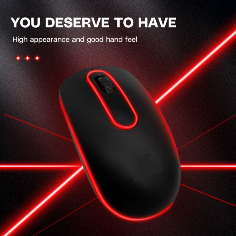Wireless Mouse: RGB Lights Silent Clicks Long Battery Smooth Stylish ...