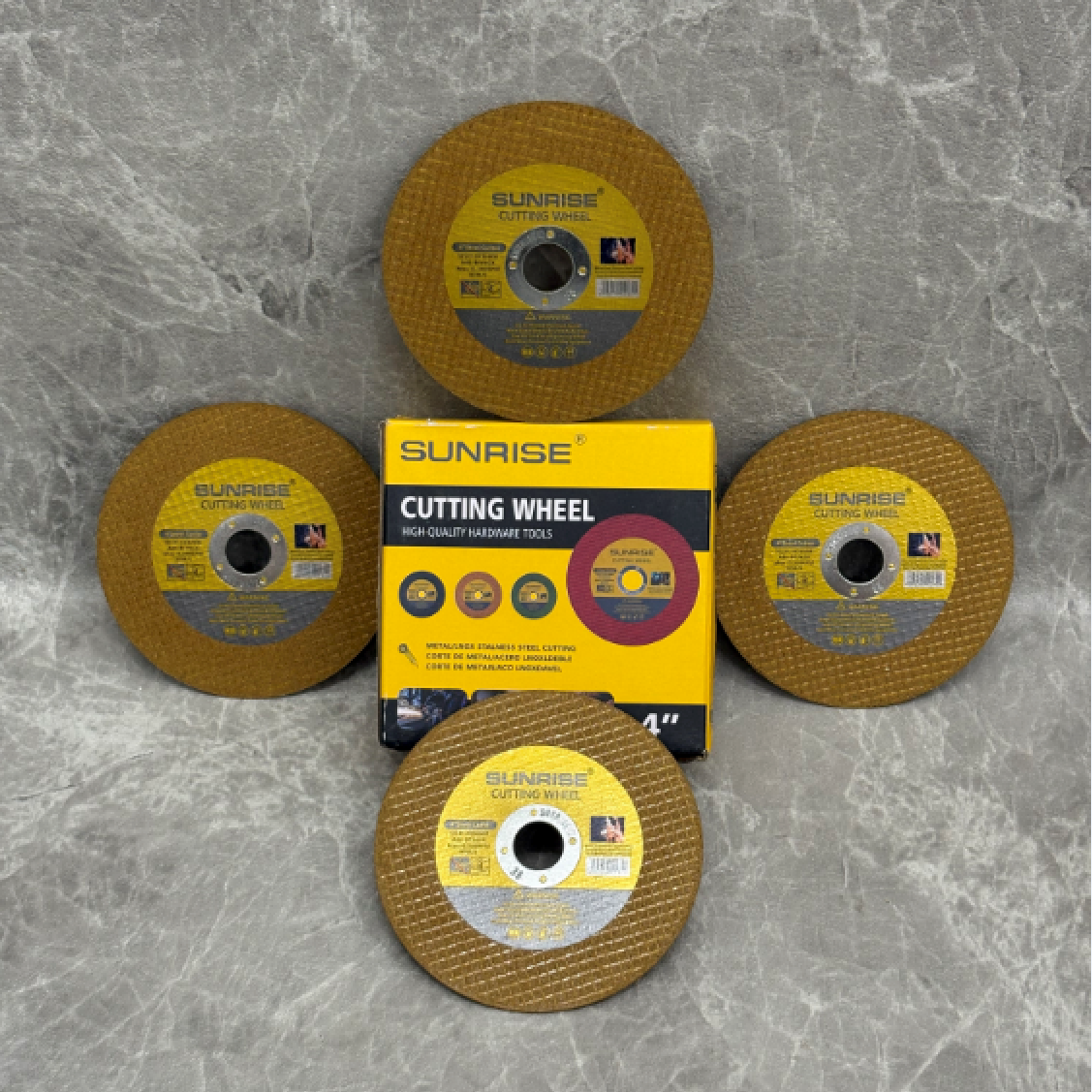 SUNRISE Cutting Disc Cut wheel 4"for Metal and Stainless Steel PER BOX ...