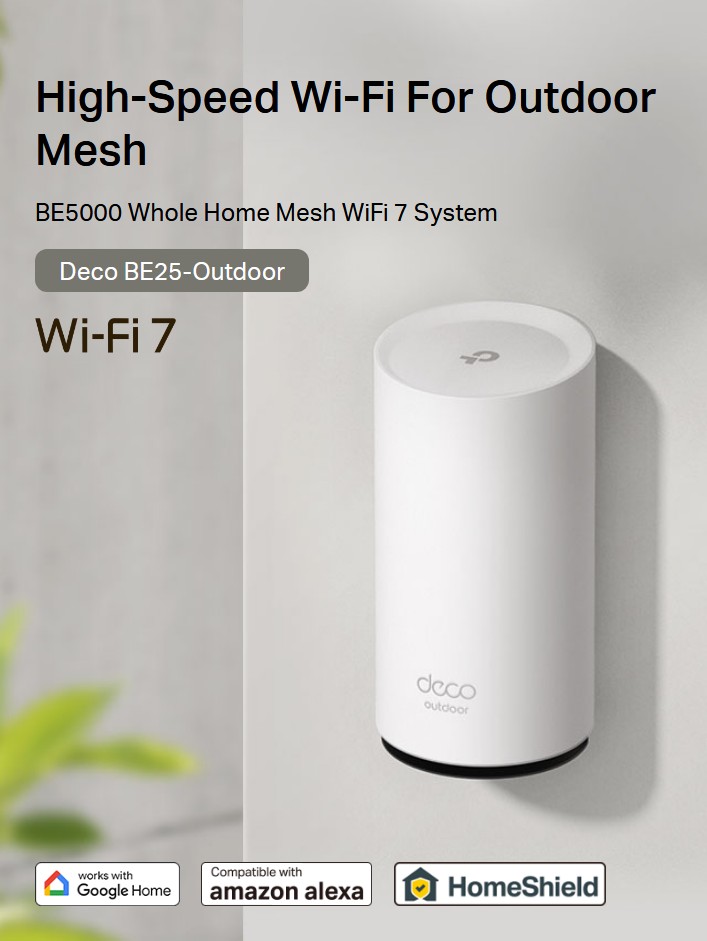 TP-Link Deco BE25-Outdoor BE5000 Outdoor / Indoor Mesh WiFi 7 Router | Shopee Philippines