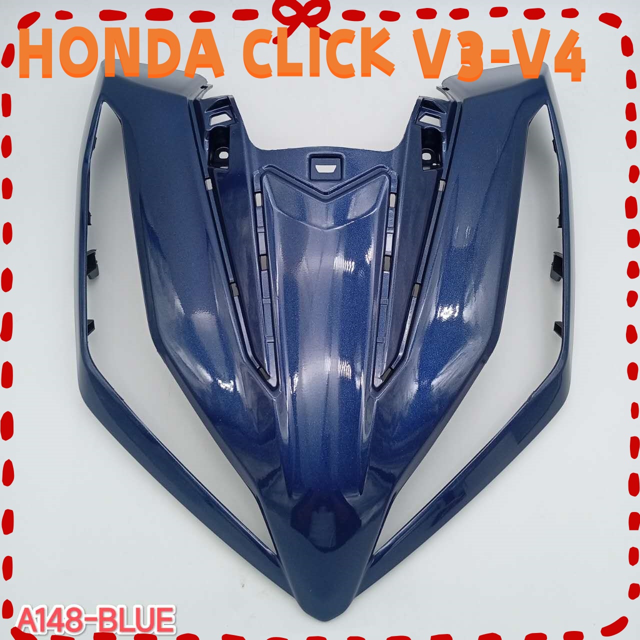 Honda Click V3 V4 Front Cover Panel Fairings Center Cover Honda Click ...