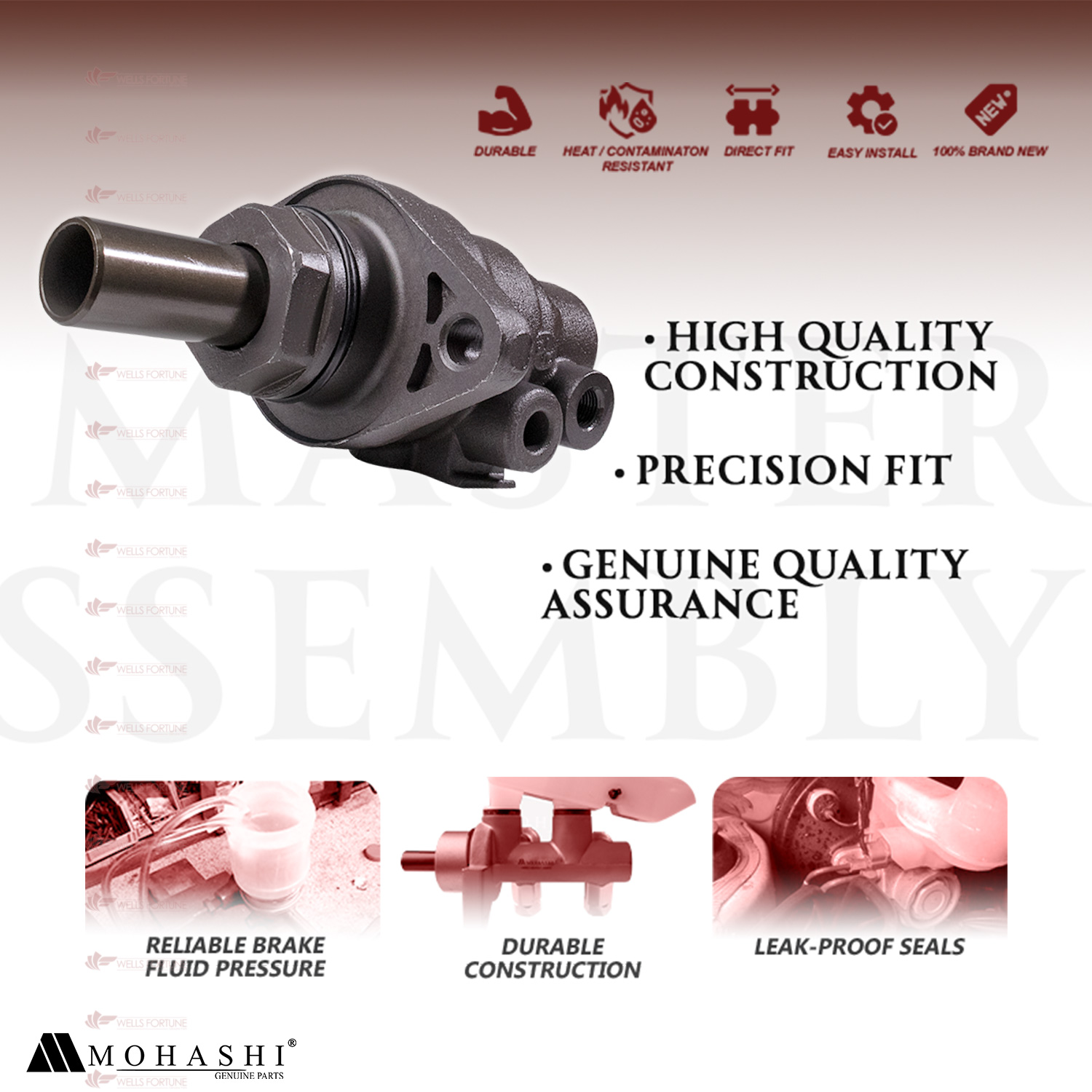 TOYOTA VIOS PLUNGER TYPE 2004-UP BRAKE MASTER ASSEMBLY 47207-52021 13/ ...