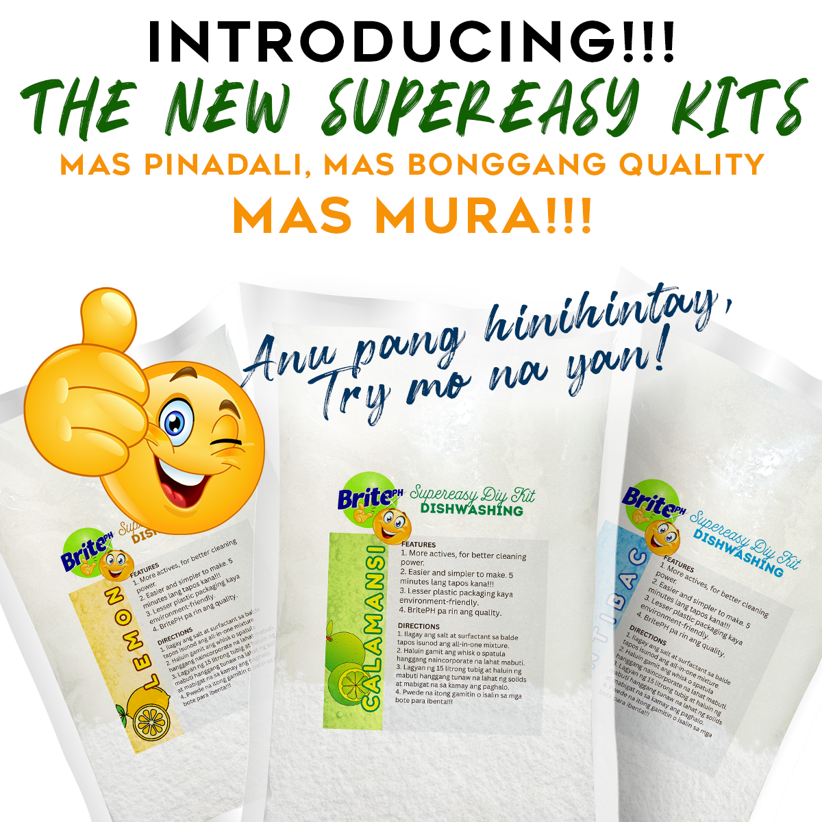 BritePH Supereasy Dishwashing Kit DIY | Shopee Philippines