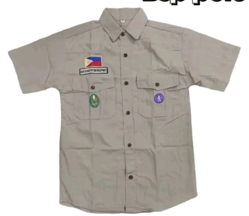 BSP POLO TYPE A COTTON REPELLANT IN FABRIC SCOUTING UNIFORM | Shopee ...