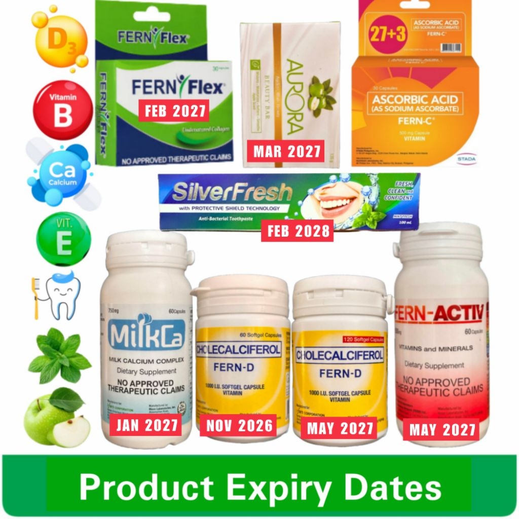 Authentic Vitamins: Fern Active Vitamin B Complex Fern Vitamin D Milkca ...