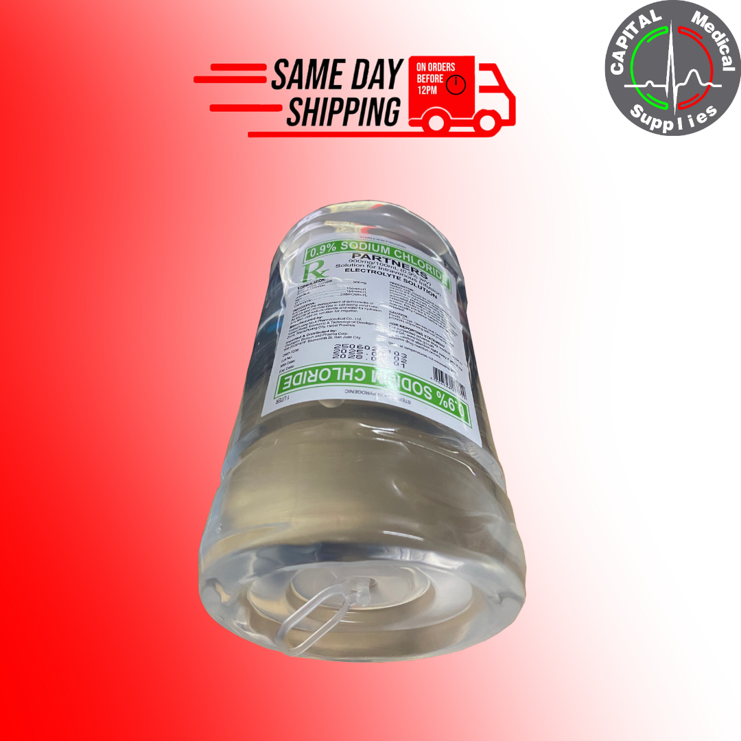 PNSS Soduim Chloride Solution for IV Intravenous Infusion 1 Liter 0.9% ...