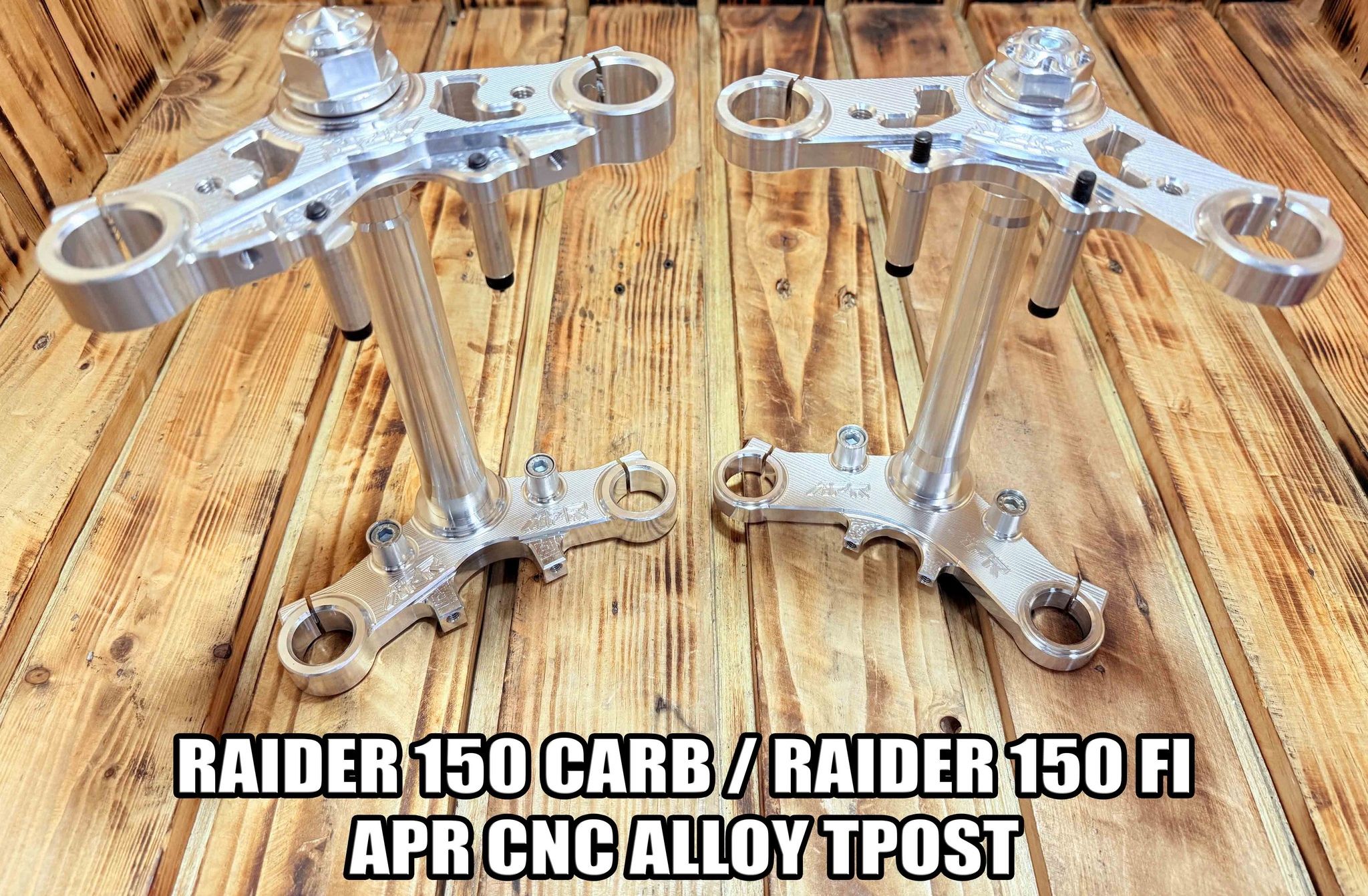 MIOLS1 BRAND NEW APR RAIDER 150 CARB, RAIDER 150 FI FULL CNC ALLOY ...