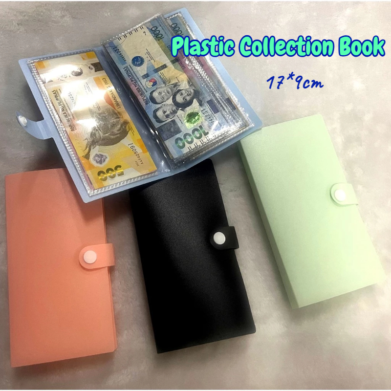 Plastic Banknote Collection Book Gift Money Storage Book Waterproof ...