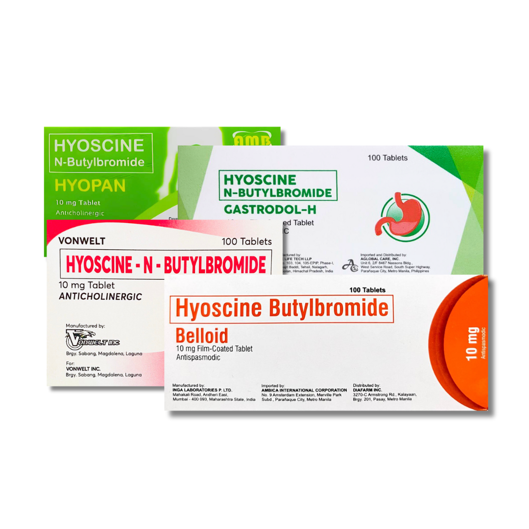 Hyoscine 10mg - 1 Box x 100 Tabs | Shopee Philippines
