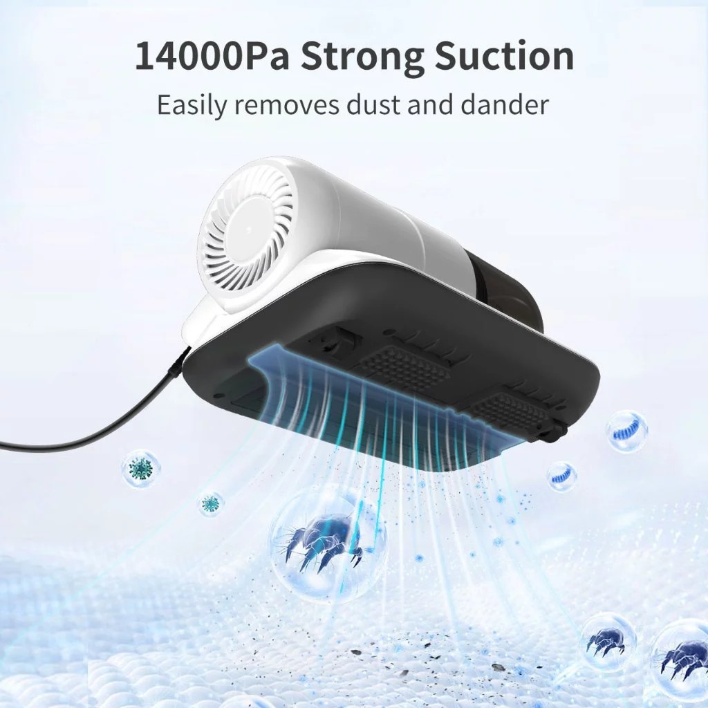 Simplus Dust Mite Vacuum Cleaner For Bed and Sofa With 3-Stage ...
