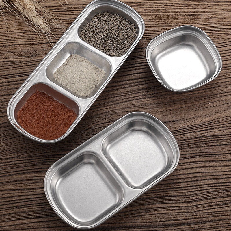Saucer Plate Stainless Saucer For Sauce Dishes Vinegar Soy Seasoning ...