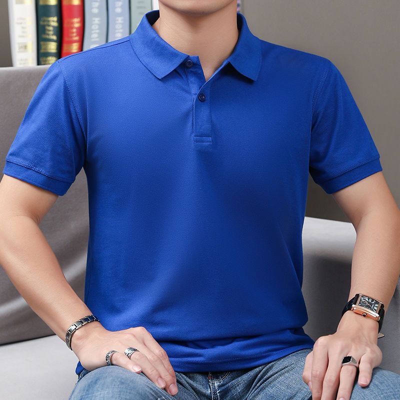 Simple polo shirt bussiness top unisex simple polo shirt (Women/Men ...