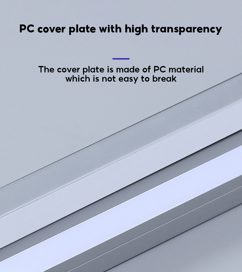 1m aluminum track light groove light strip installation groove durable ...
